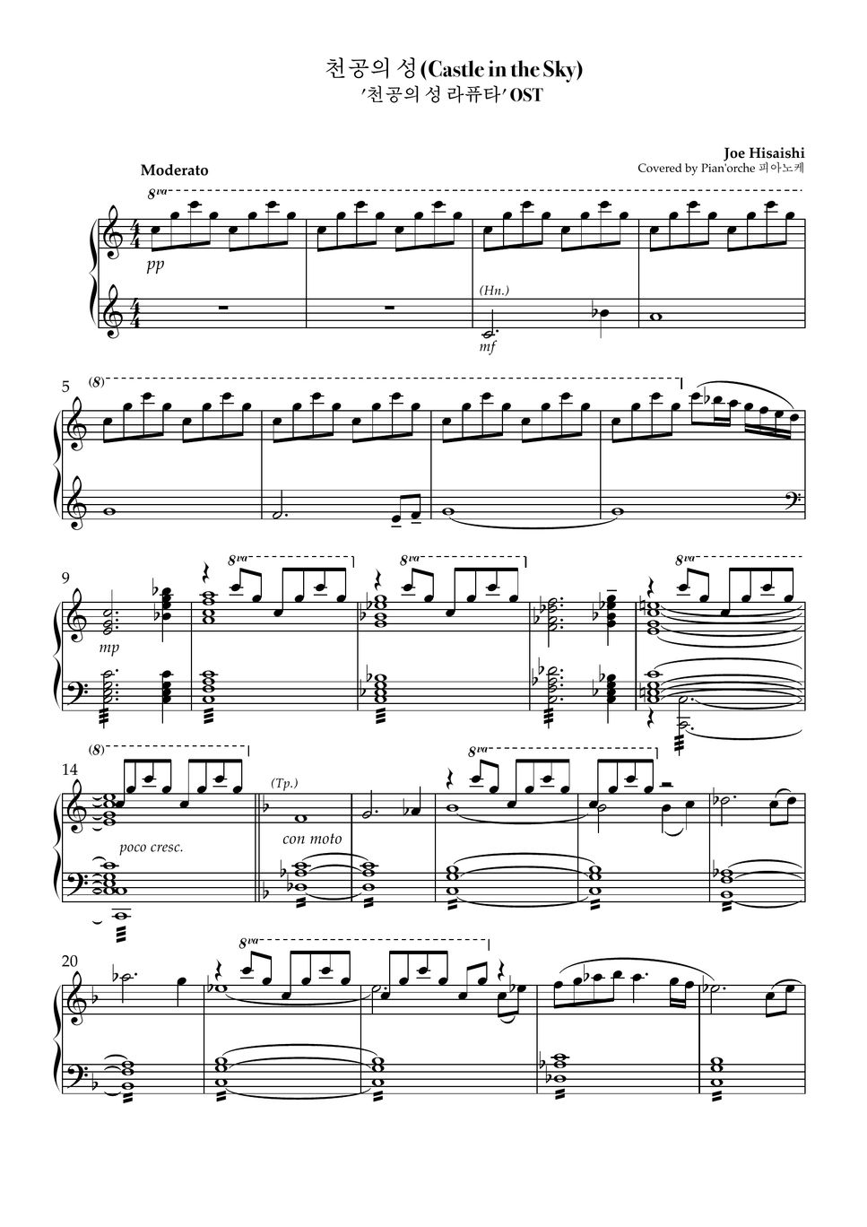 Castle In the Sky OST - Castle In the Sky Blad by Pian'orche