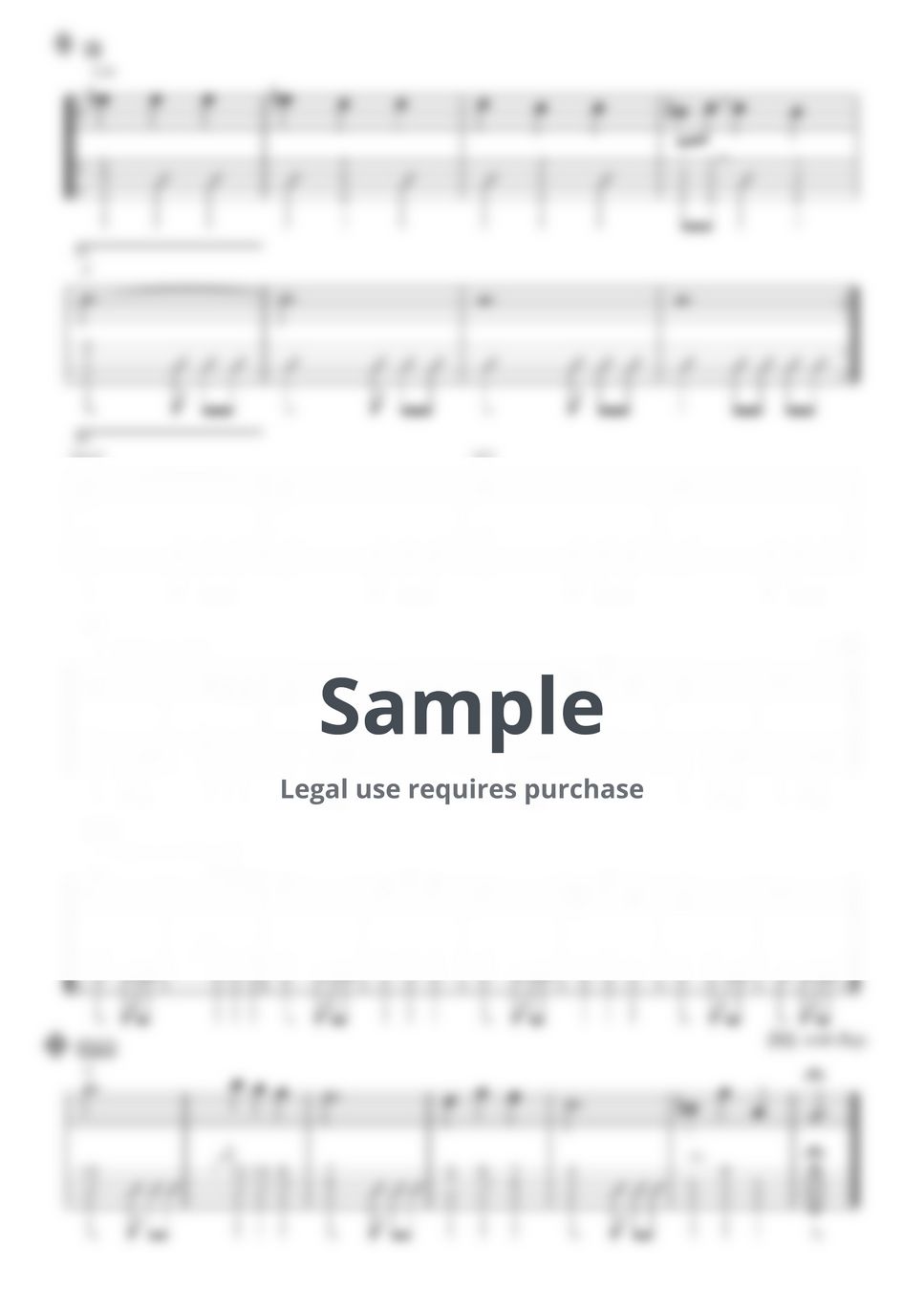 Beatles - Norwegian Wood Tab + 1staff by Takayuki Aoyagi