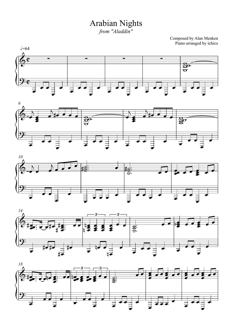 Aladdin - Arabian Nights Sheet by ichico