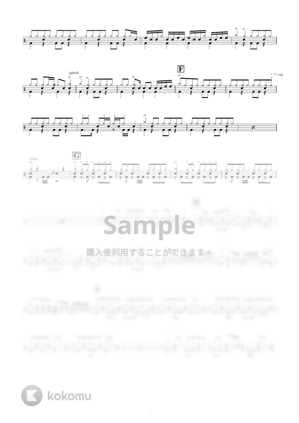 Hi-STANDARD - NEW LIFE 楽譜 by ONEDRUMS