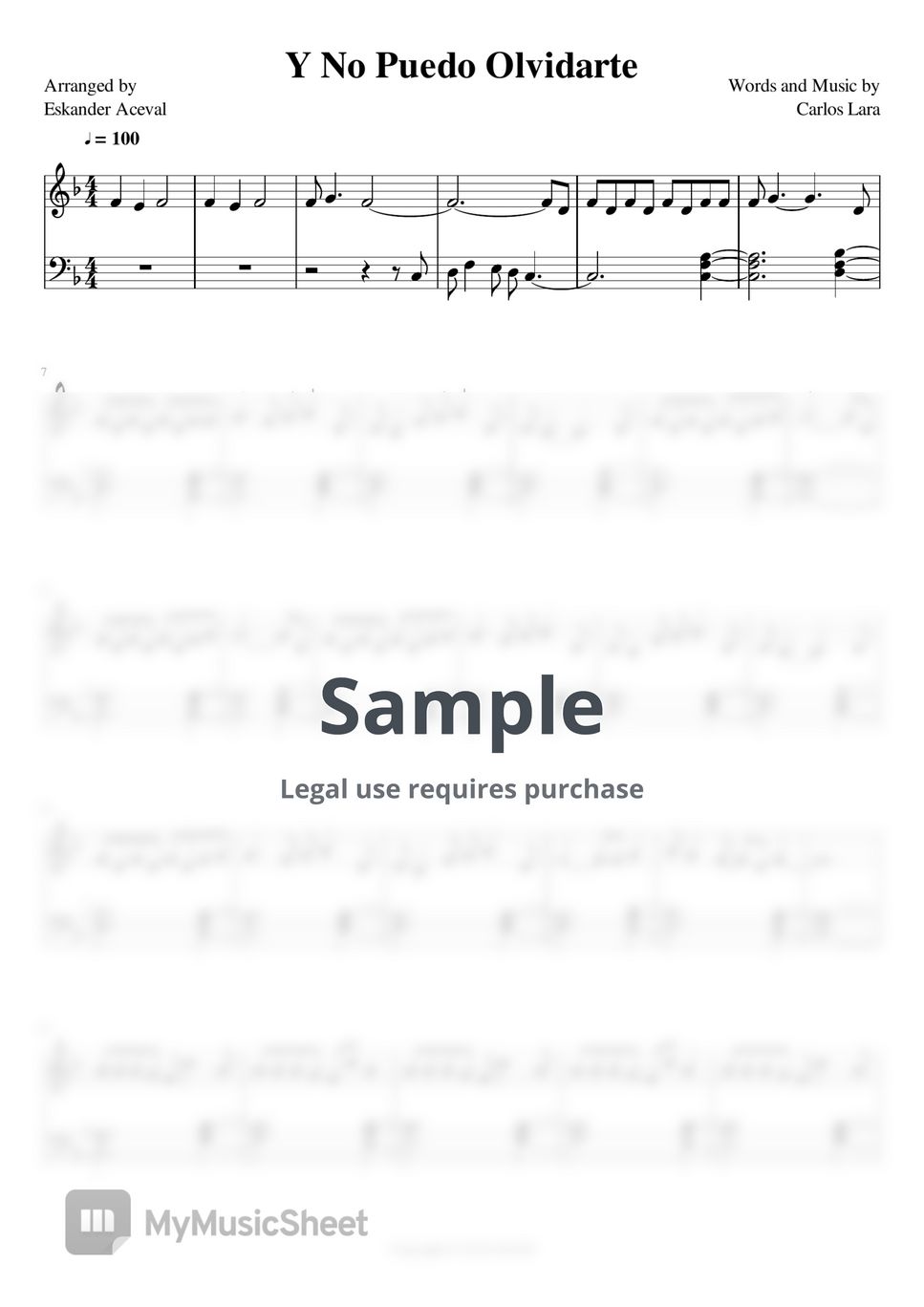 RBD - Y No Puedo Olvidarte Sheets by esac