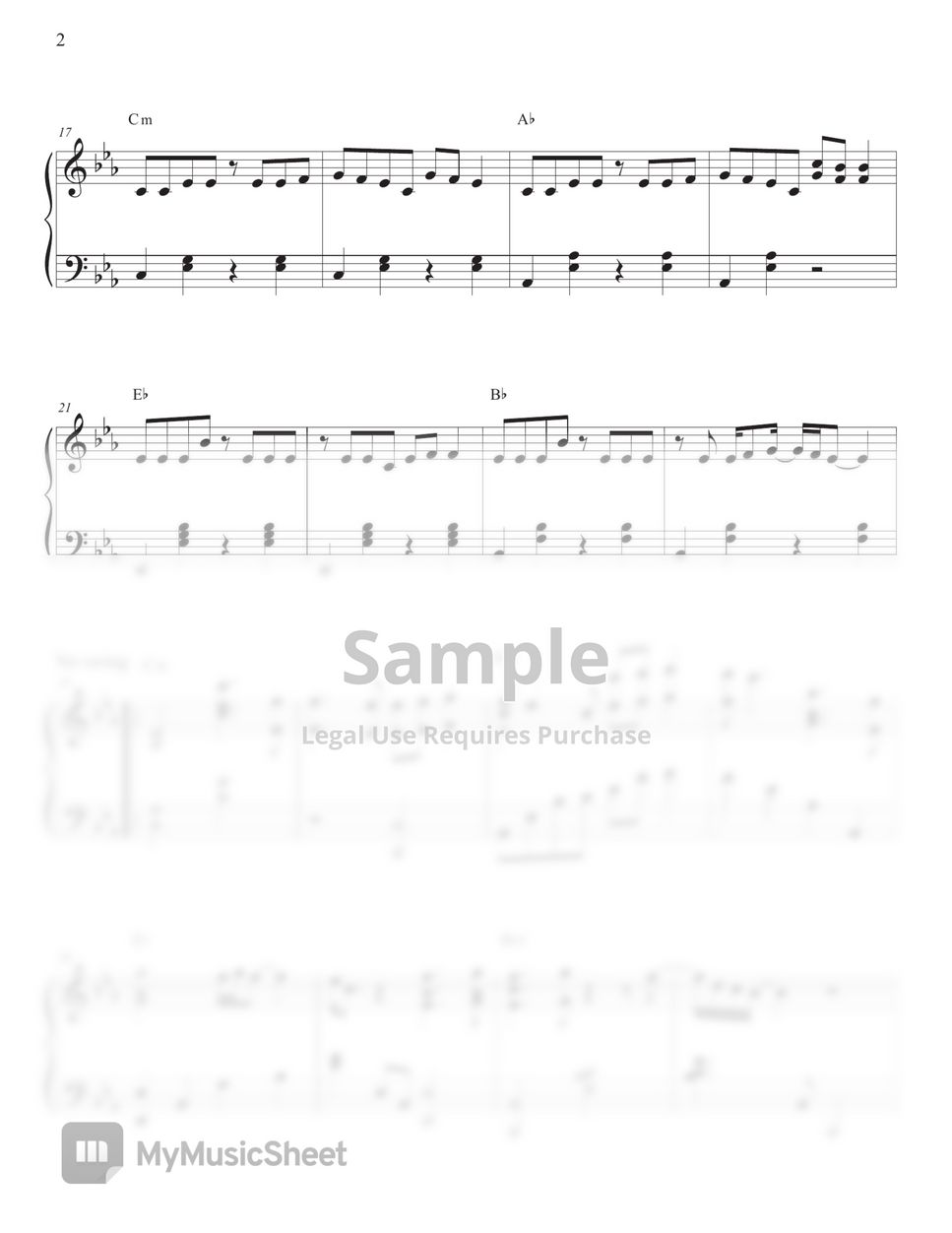 BTS, Jason Derulo, Jawsh 685 - Savage Love (Advanced Lvl.) Partition musicale by Jinnie J