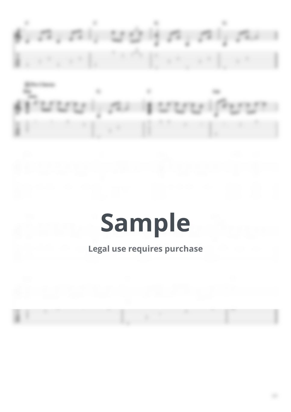 Weird Genius - Lathi Tab + 1staff by Fiqri Gusfa