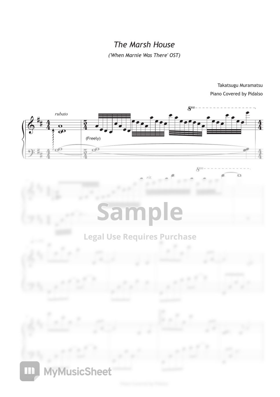 When Marnie Was There OST - The Marsh House Sheets by Pidalso