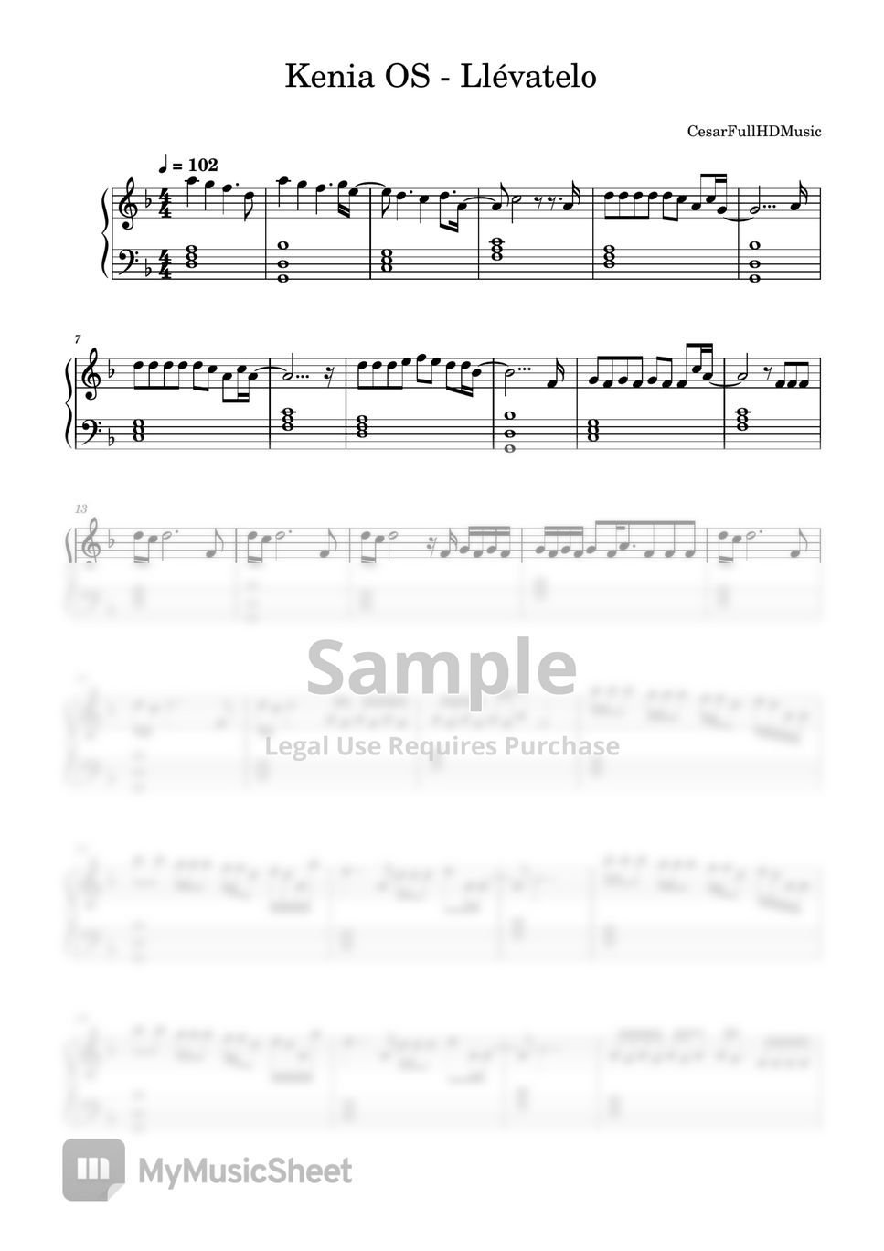 Kenia OS - Llévatelo Sheets