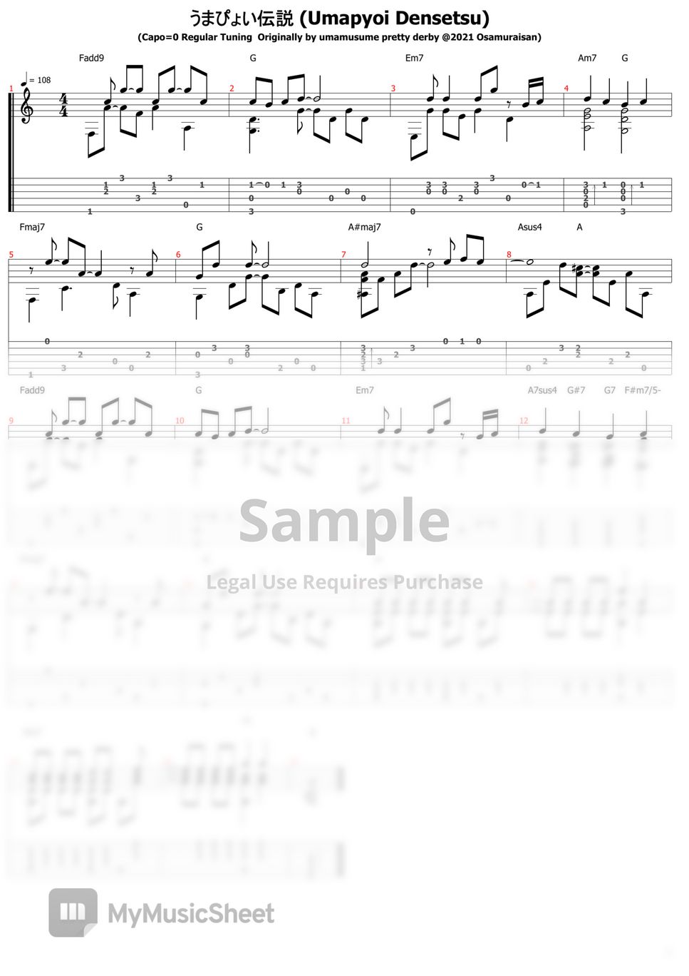 Uma Musume Pretty Derby - Umapyoi Densetsu ~ Gacha BGM (Fingerstyle ...