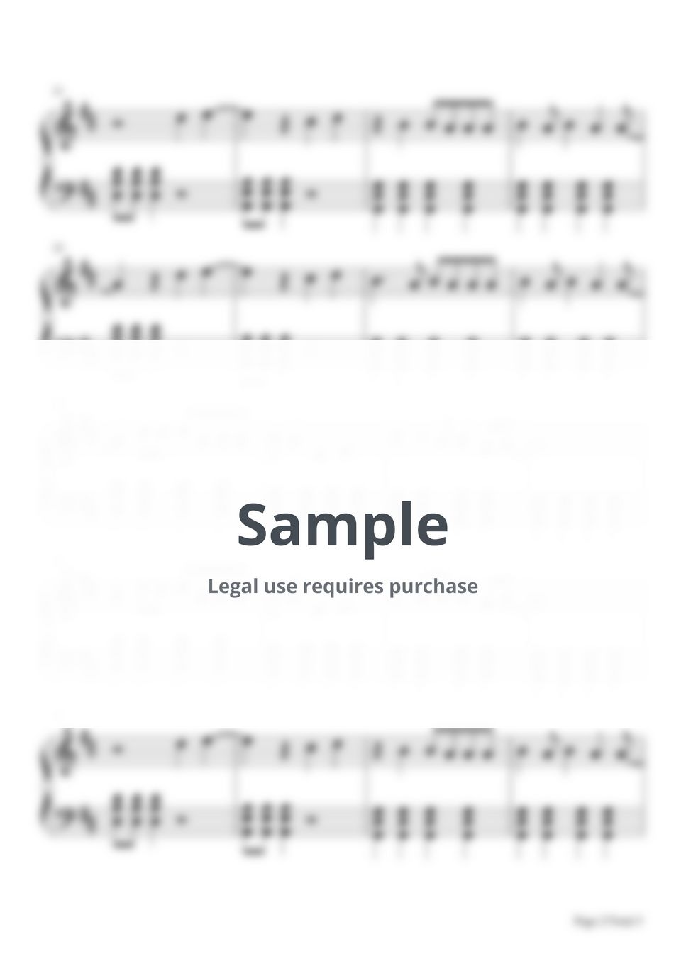 The Fold - The Weekend Whip (乐高幻影忍者主题曲) Sheet Music by dogemusic