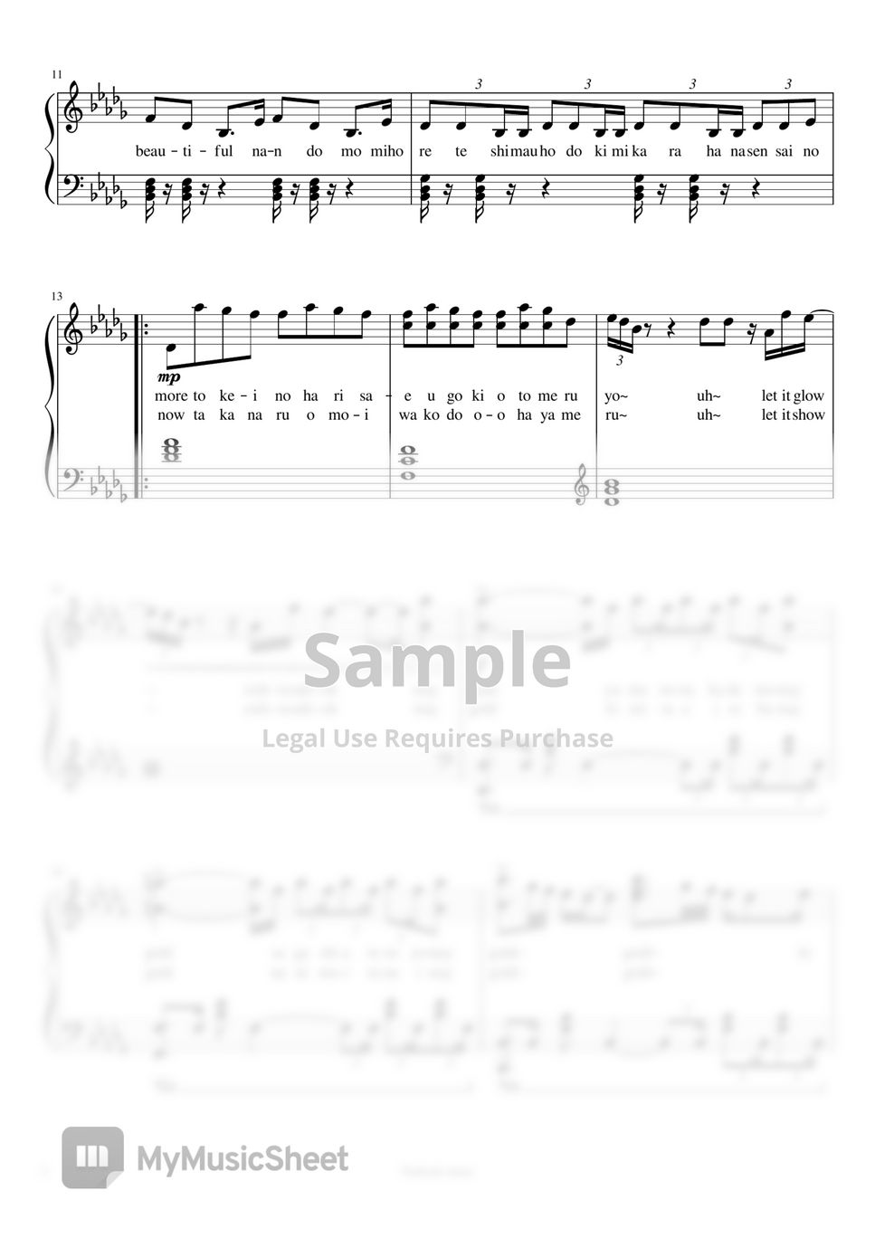 BTS (방탄 소년단) - Stay Gold Sheets by TK Music