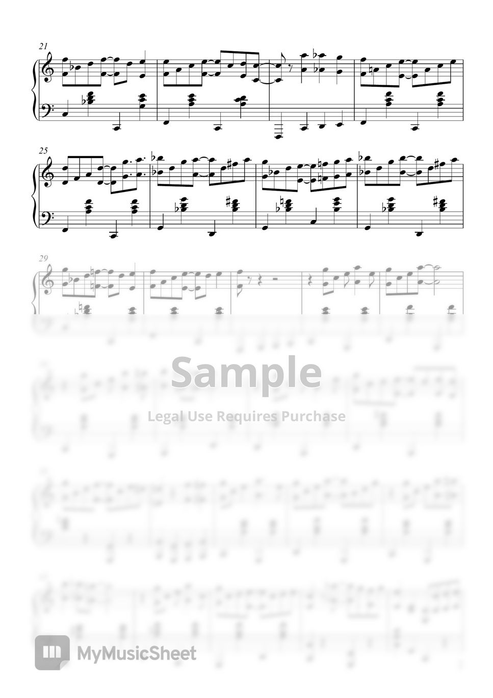 原神 - Blissful Little Ditty 谐惬的俚曲 악보 by Dovahkiin