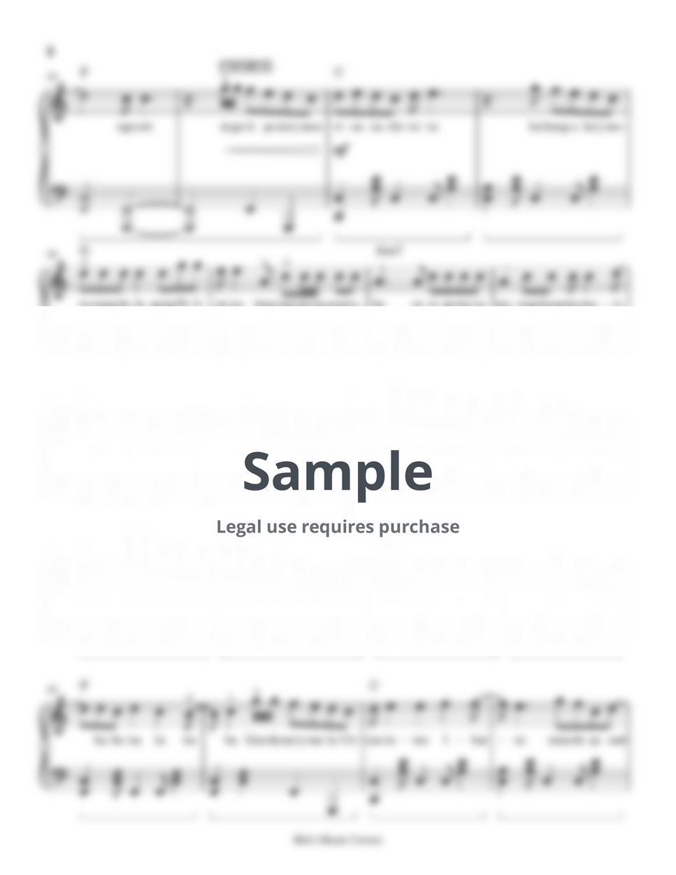 Janah Rapas - Maria Clara (piano sheet music) Sheets by Mel's Music Corner