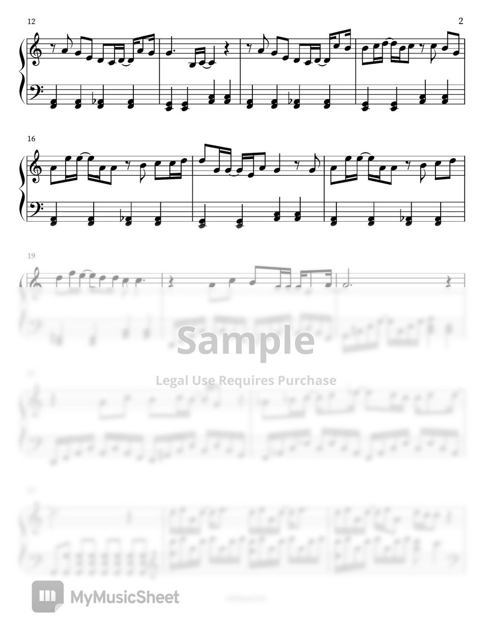 吳青峰(Wu Qingfeng) - 如果聲音不記得 نوتة by chihyun416