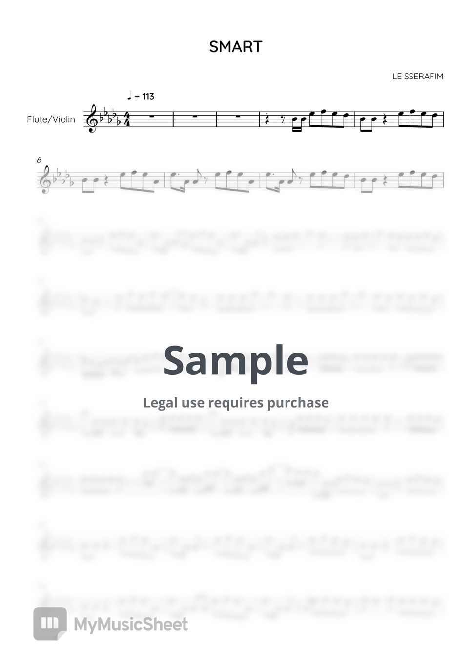 LE SSERAFIM - SMART Sheets by JL