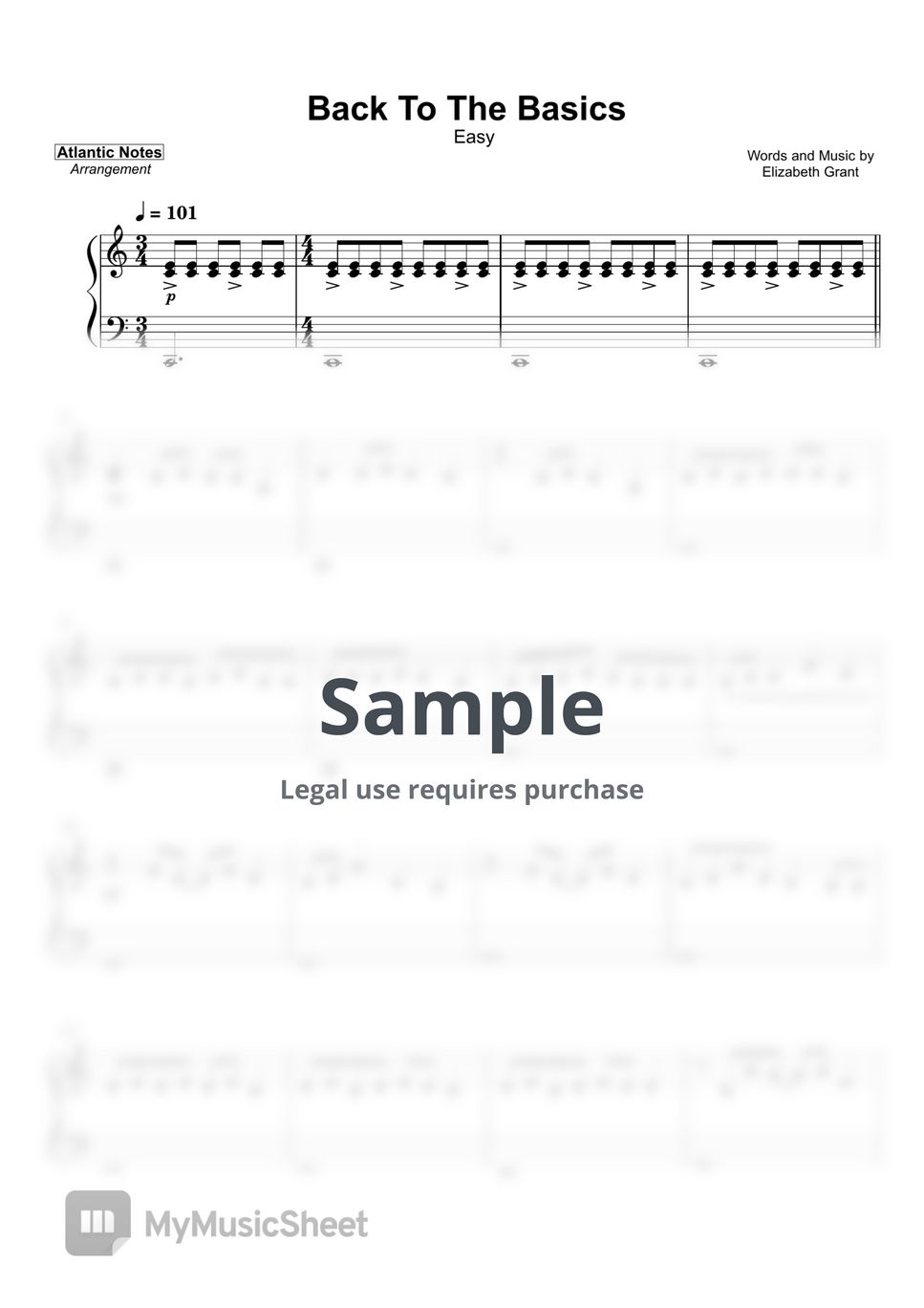 Lana Del Rey - Back To The Basics Nota by Atlantic Notes