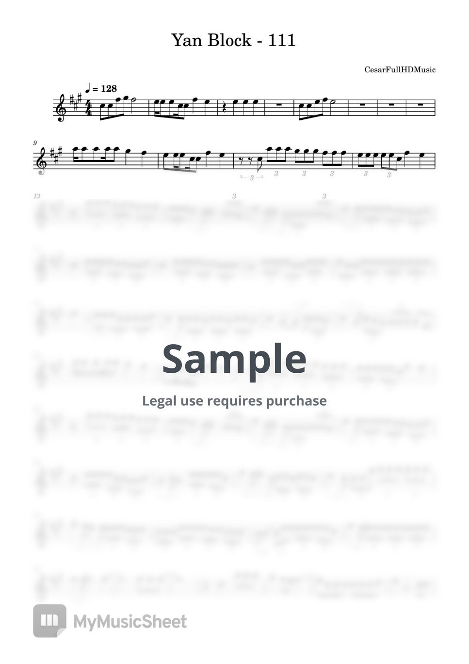 Yan Block - 111 Sheets