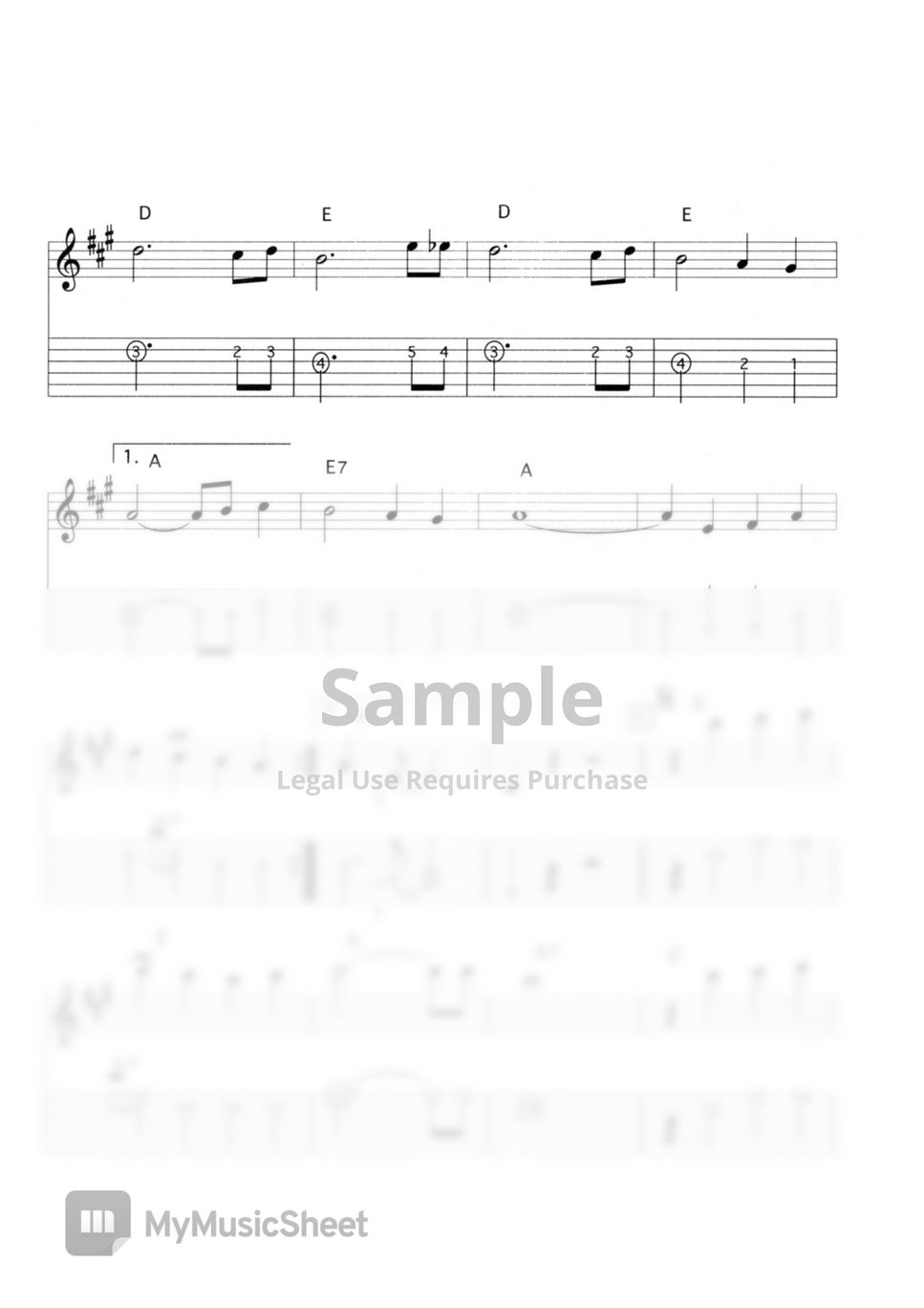 SHADOWS - DANCE ON (Electric-guitar Instrumental Sheet Music) Sheet ...