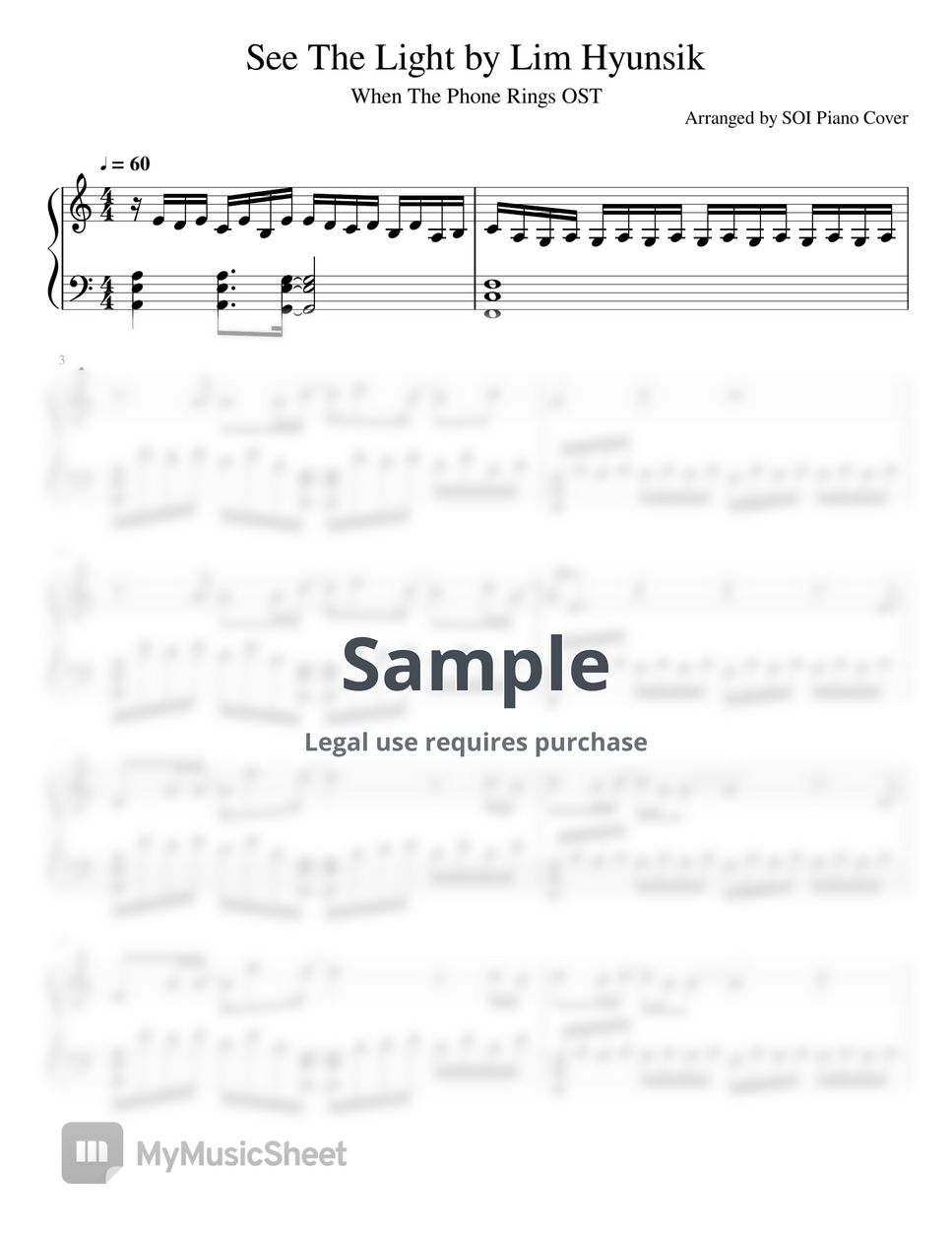 [When The Phone Rings OST] Lim Hyunsik - See The Light (Solo Piano ...