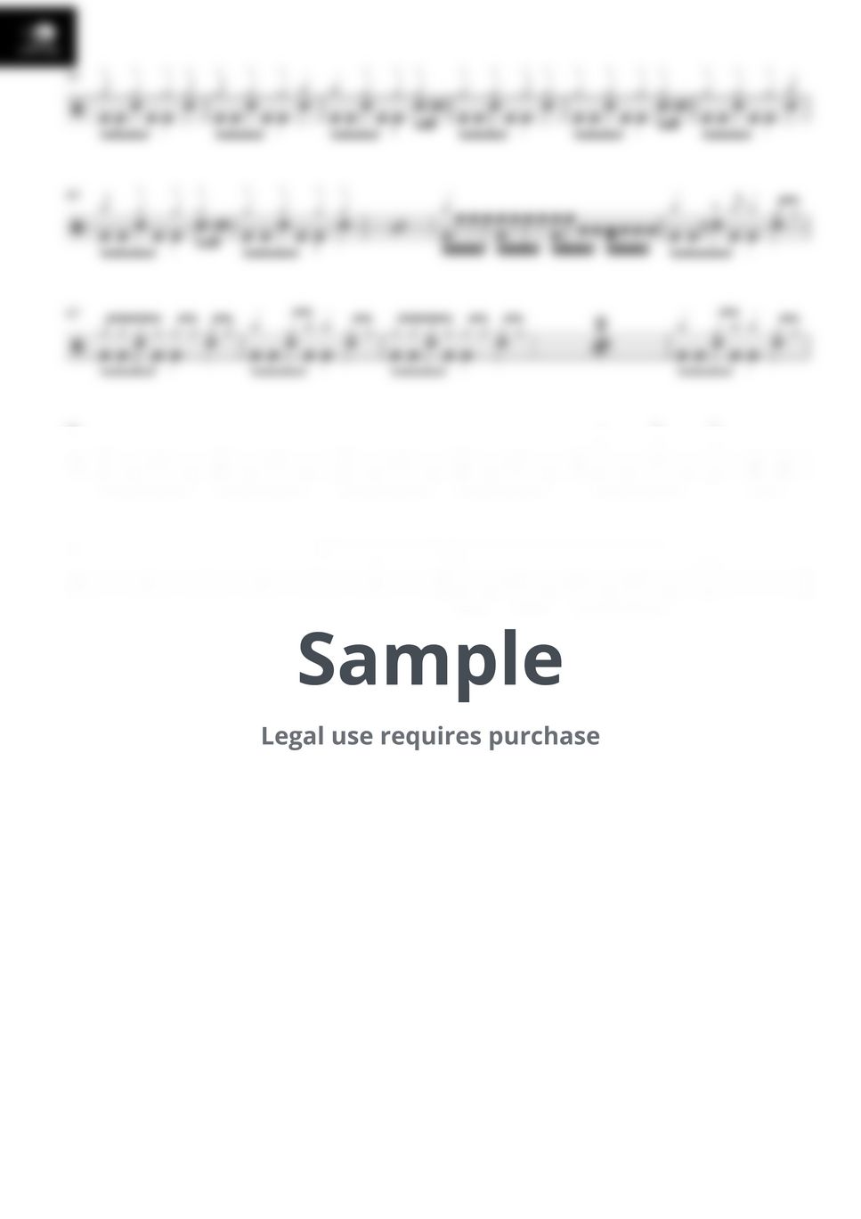 Nirvana - Breed Sheet Music by Drum Sheet MX