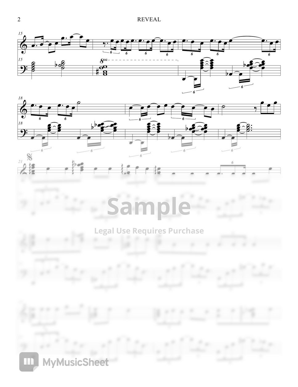 THE BOYZ - REVEAL Sheet Music by Lunar Piano