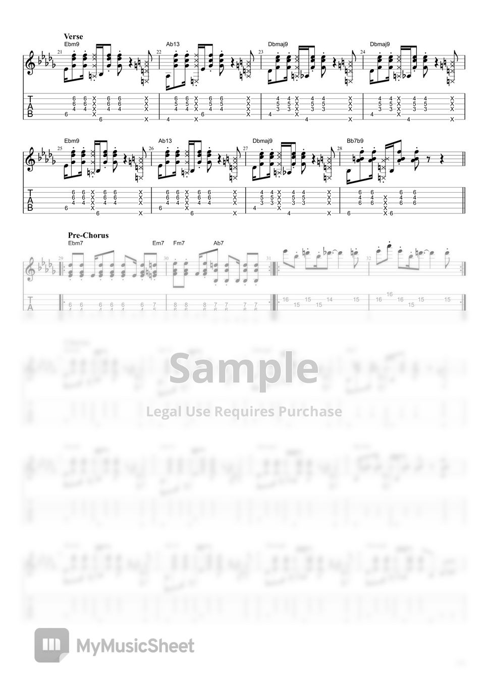 ZICO(지코) - Any song(아무노래) Sheets by Toguitartab