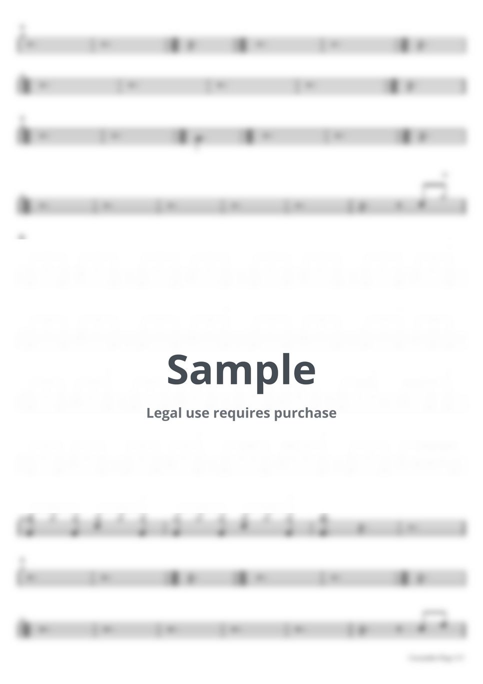 ABBA - Cassandra Sheets by COPYDRUM