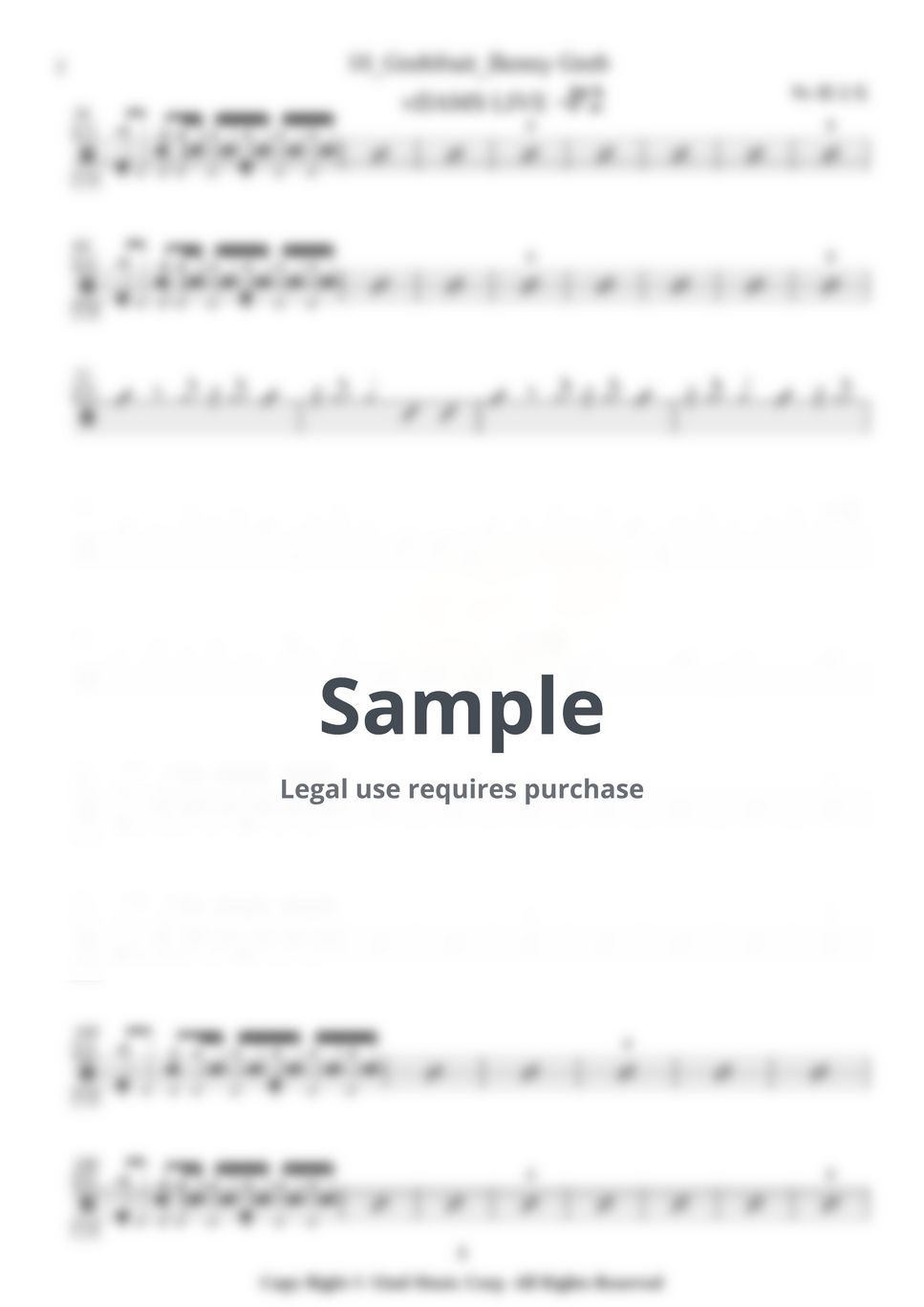 Benny Greb - Grebfruit Sheet Music by 張文光