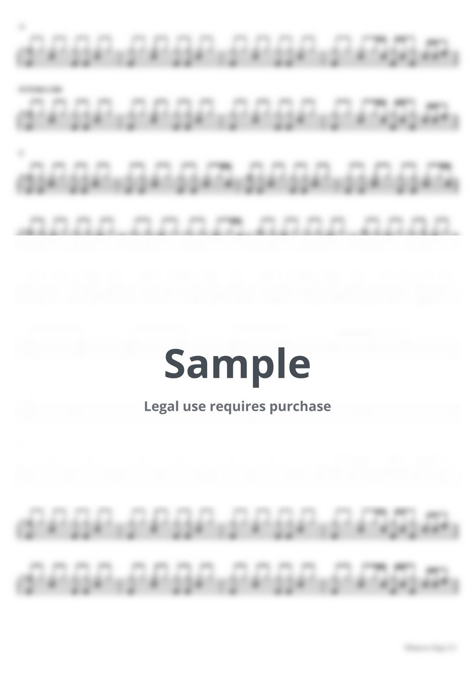 Oasis - Whatever 楽譜 by COPYDRUM