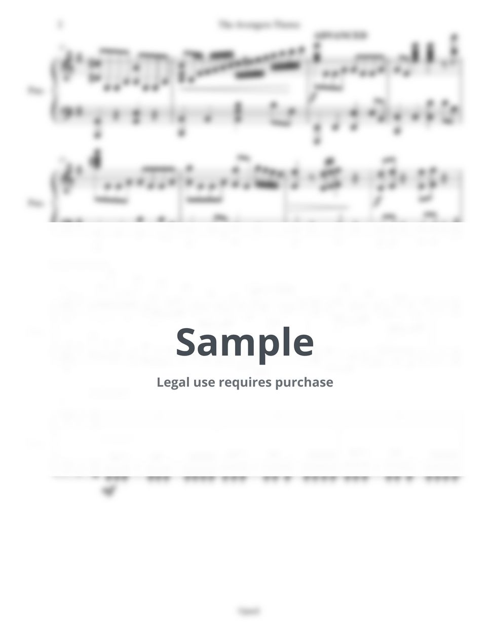 PACIL - The Avengers Theme | EASY to EXPERT but... Sheets by PACIL