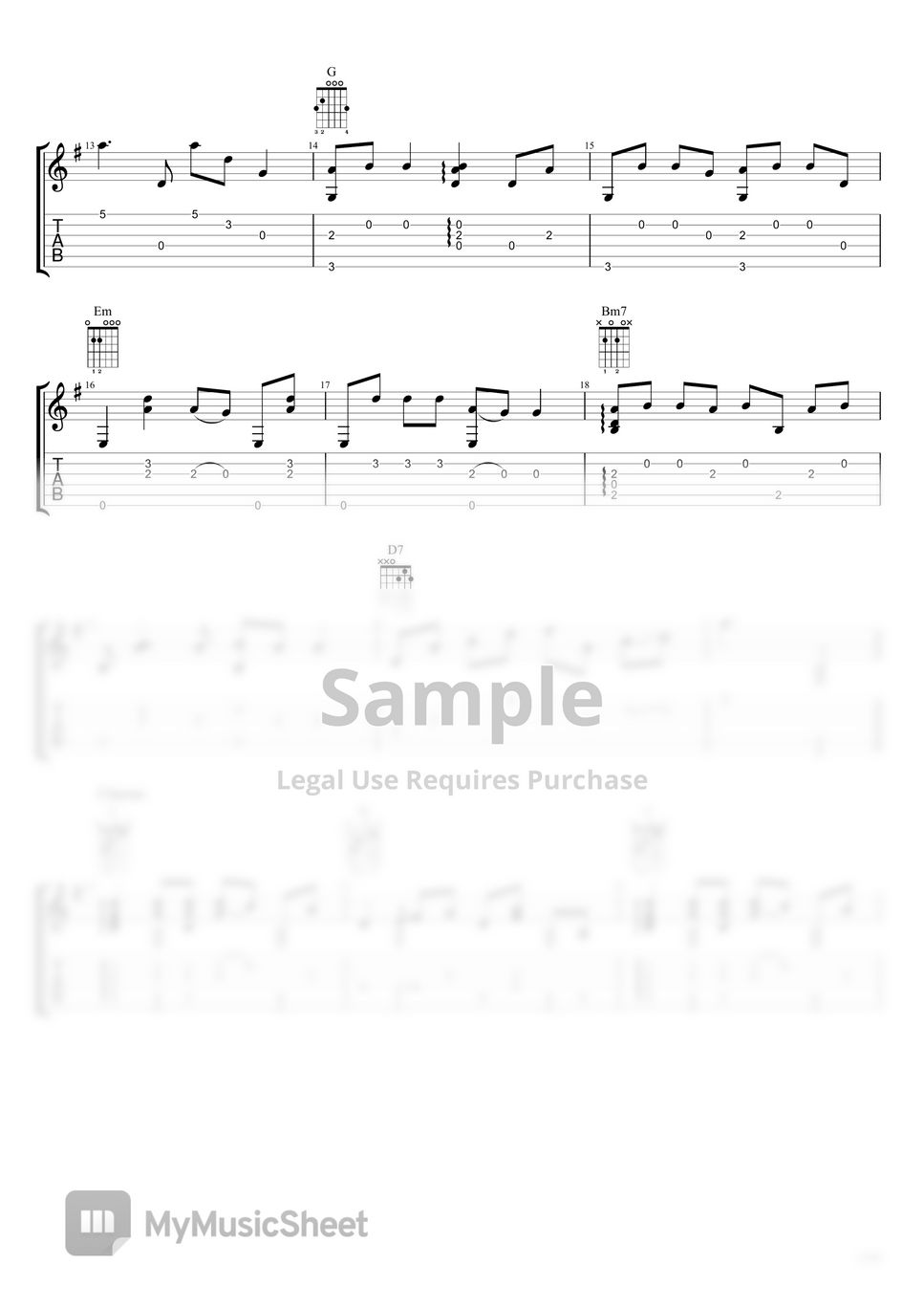 One Direction | Fingerstyle Guitar - Night Changes Sheet by Kenneth ...