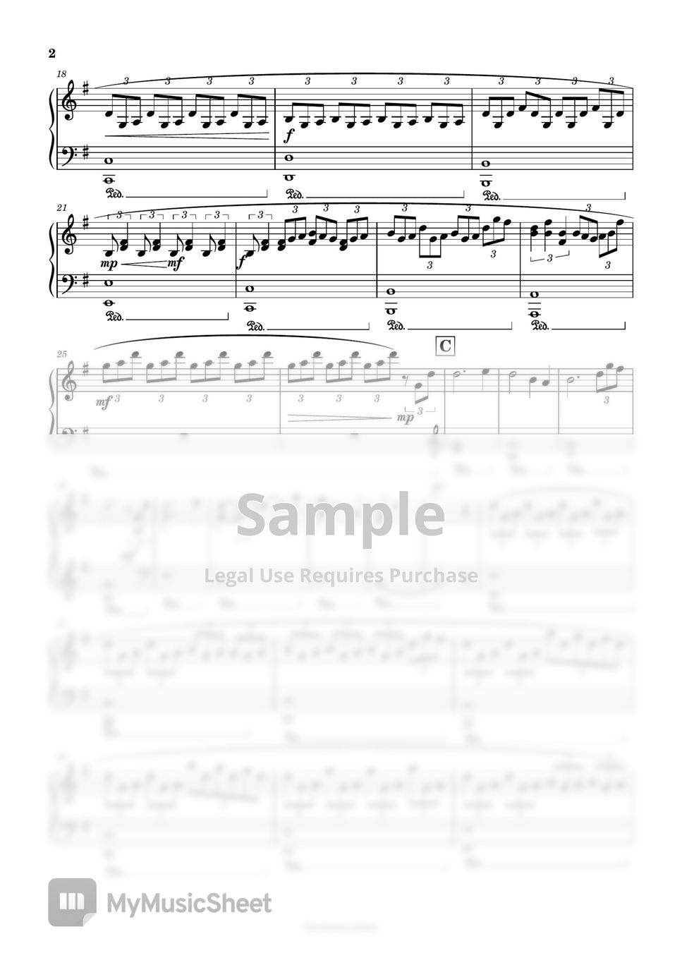 Love Dissonance - Main Theme Sheet Music by harmony piano