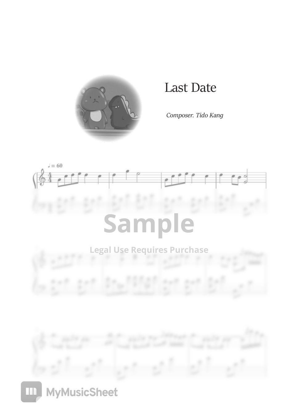 Tido Kang - Last Date 악보