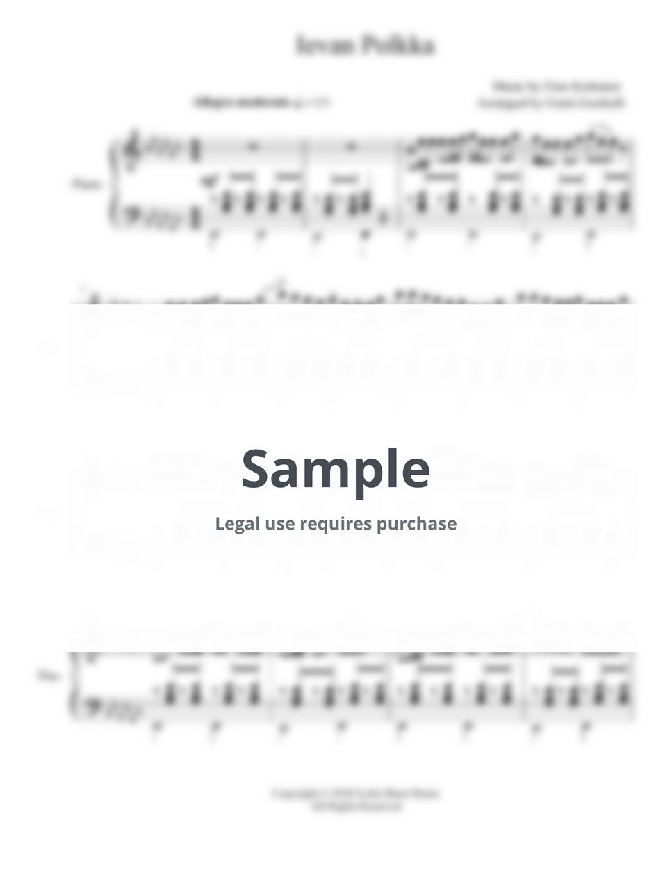 Traditional - Ievan Polkka (Loituma Polkka) Sheets by Genti Guxholli