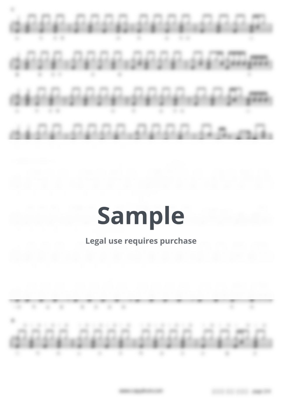 사랑의교회 주님의 은혜 넘치네 Sheets By Copydrum