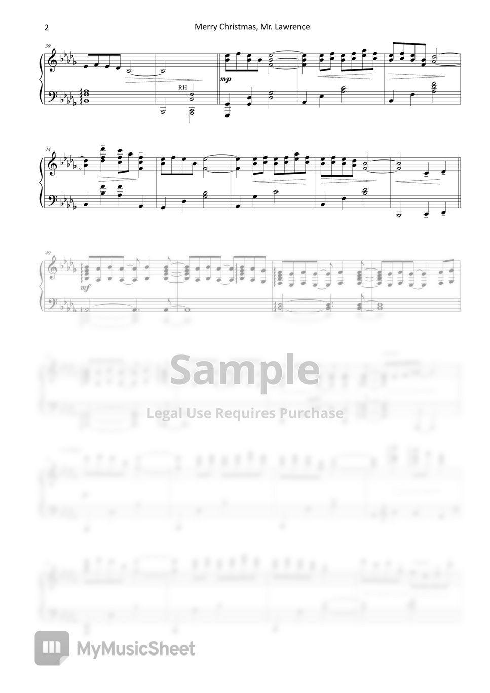 Ryuichi Sakamoto - Merry Christmas Mr. Lawrence (Ryuichi Sakamoto ...