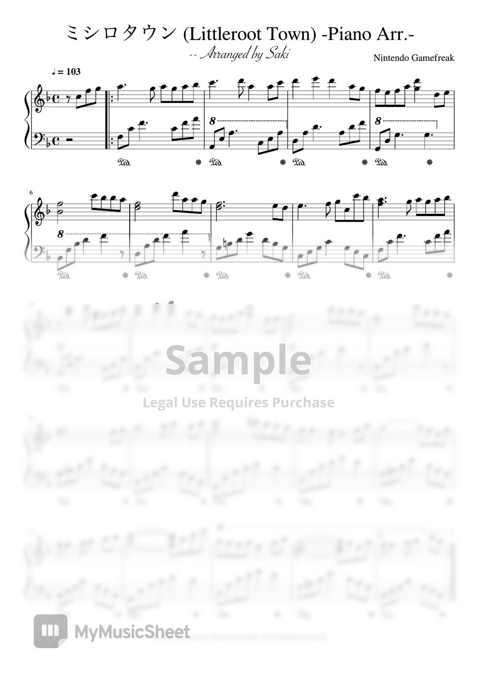 [Saki 편곡/닌텐도 3DS 포켓몬스터BGM] - 미시로타운/미로마을/Littleroot Town Theme [Pokemon Ruby/Sapphire & Omega ...