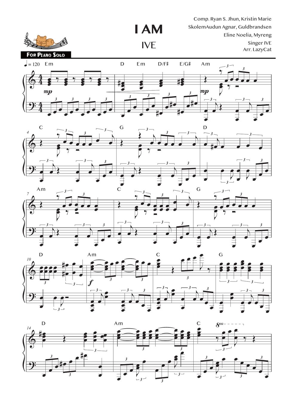 IVE - I AM Sheets by LazyCat