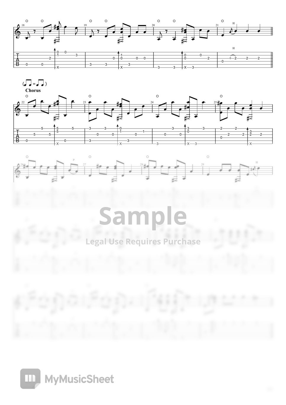 Imagine Dragons - Radioactive Sheets by Fingerstyle Club