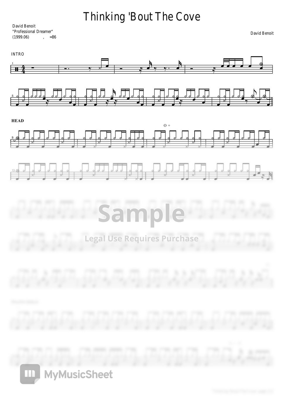 David Benoit - Thinking Bout The Cove Sheets by COPYDRUM