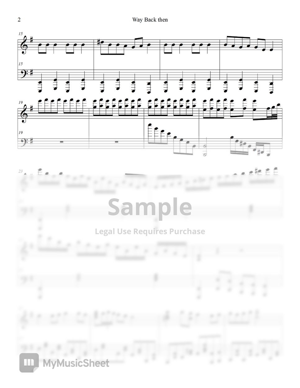 Squid Game OST (오징어 게임 OST) - Way back then Sheet Music by ChansMusic