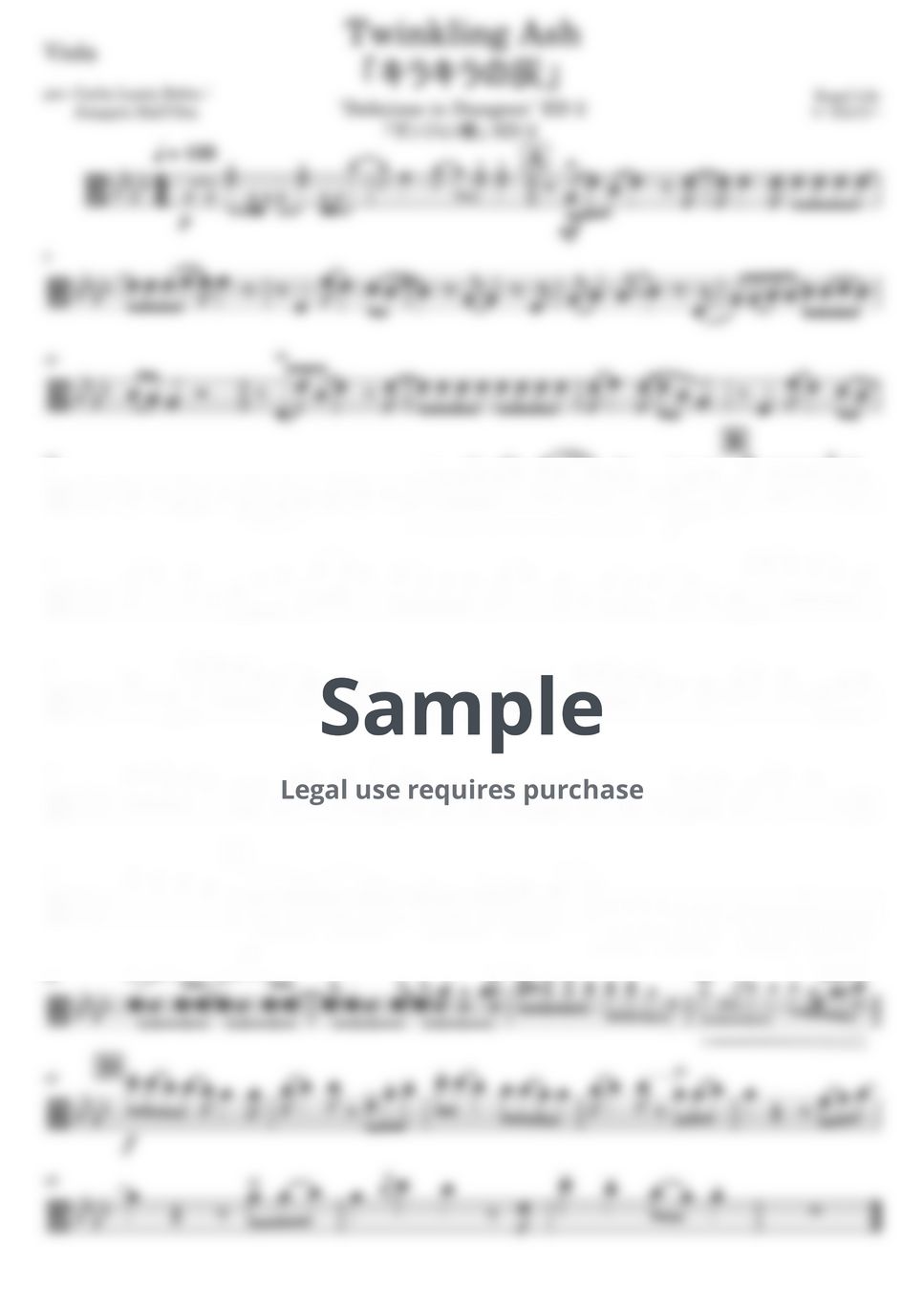 Regal Lily - Kirakira no Hai (Twinkling Ash) | "Delicious in Dungeon" ED 2 악보 by Carla Lucía ...