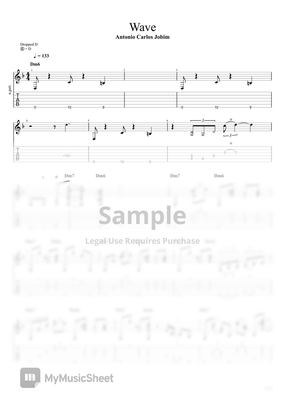 Antonio Carlos Jobim - Wave Sheets by David Chun