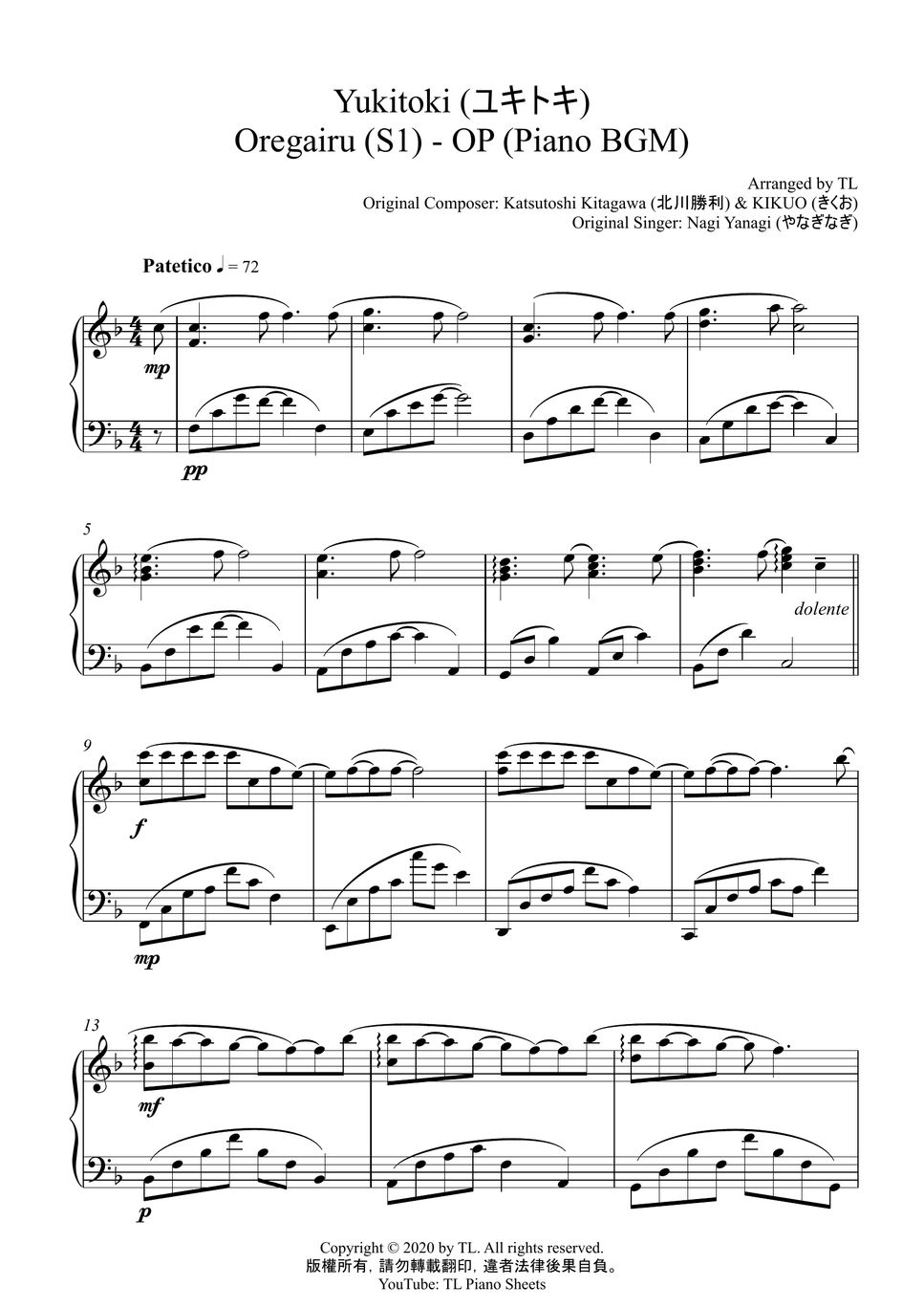 Oregairu (S1) - Yukitoki Sheet by TL