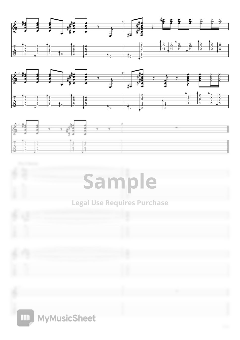 SECRET NUMBER - LIKE IT LIKE IT Tab + 1staff by Rob Ethereal