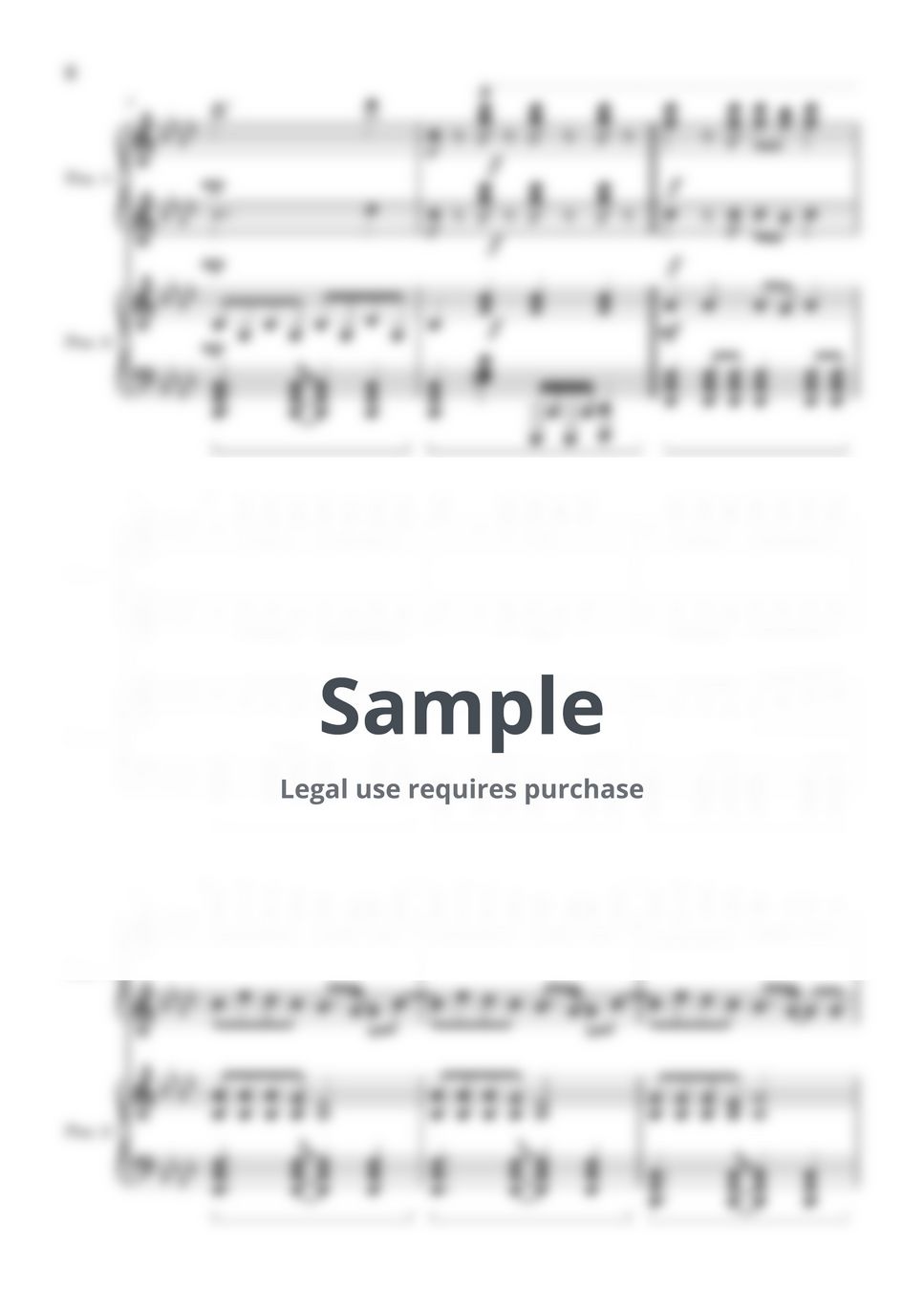 OneRepublic - Abyss Kaiju No. 8 OP (Piano Duet) Sheets by yetta