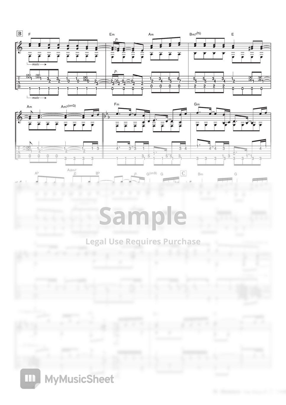 LiSA - 炎 -Homura- TAB by Yuki Matsui