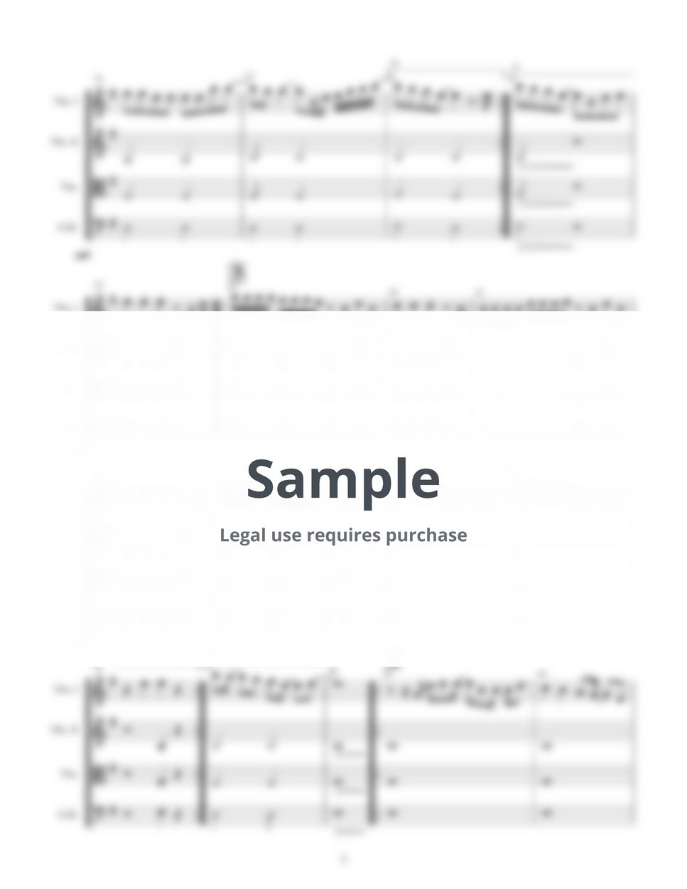 Dua Lipa Break My Heart For String Quartet Scoreparts Sheets By