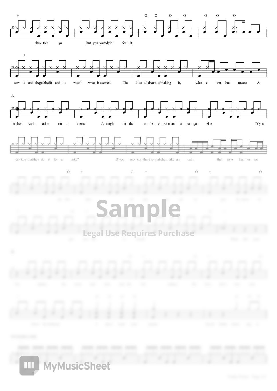 Arctic Monkeys - Teddy Picker Sheets by COPYDRUM