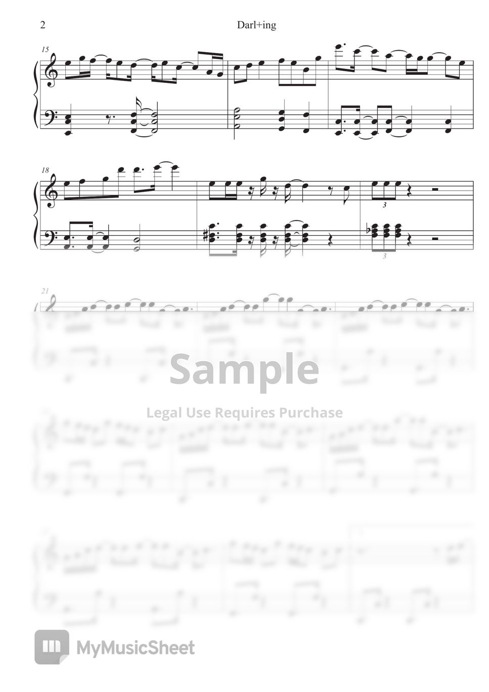 세븐틴 - Darl+ing Sheets by WHY