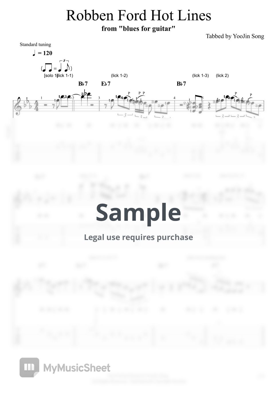 Robben Ford - Robben Ford Hot lines 설명 (블루스기타,기타입시,기타솔로) Electric ...