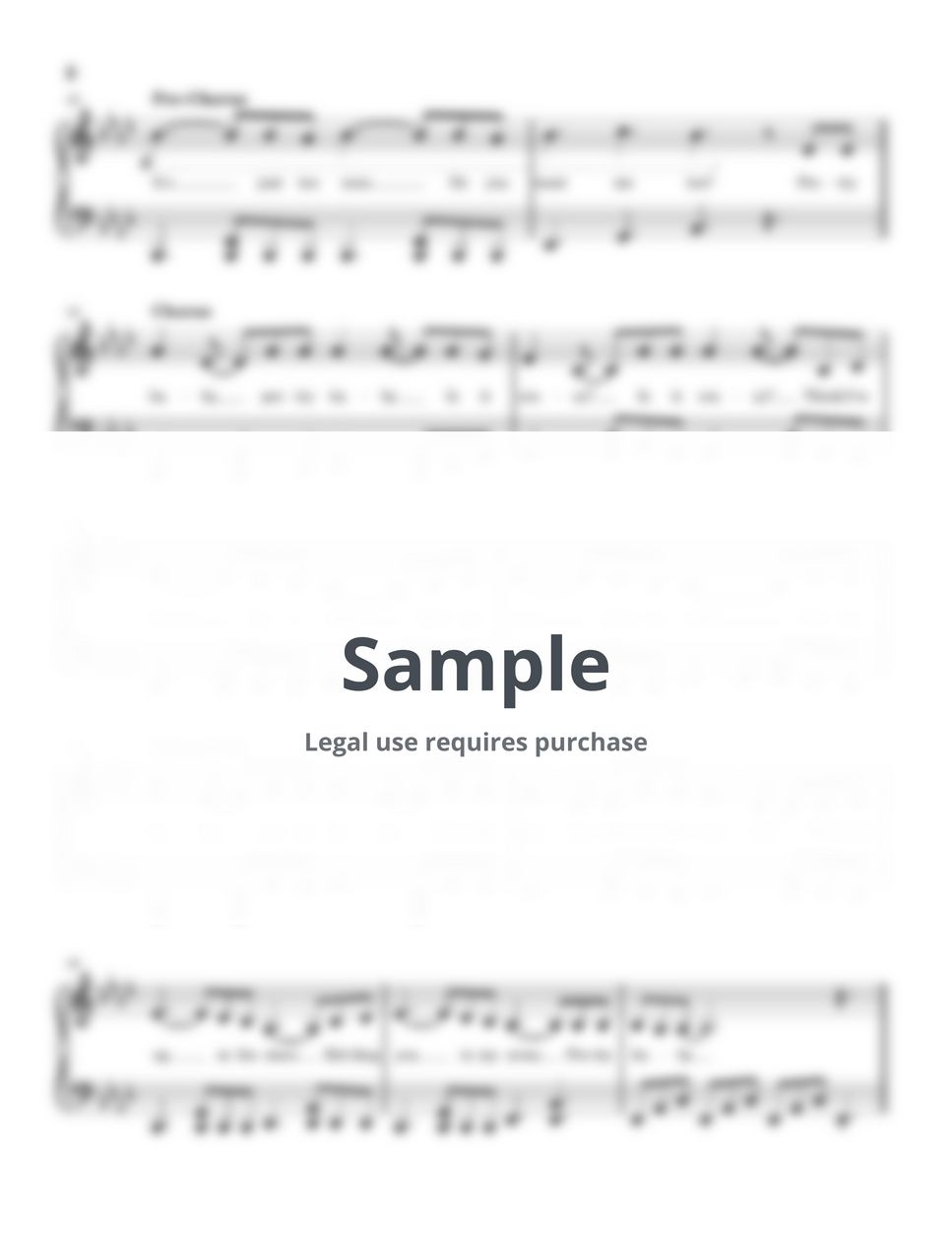 Alex Sampson - Pretty Baby 악보 by Pianotato