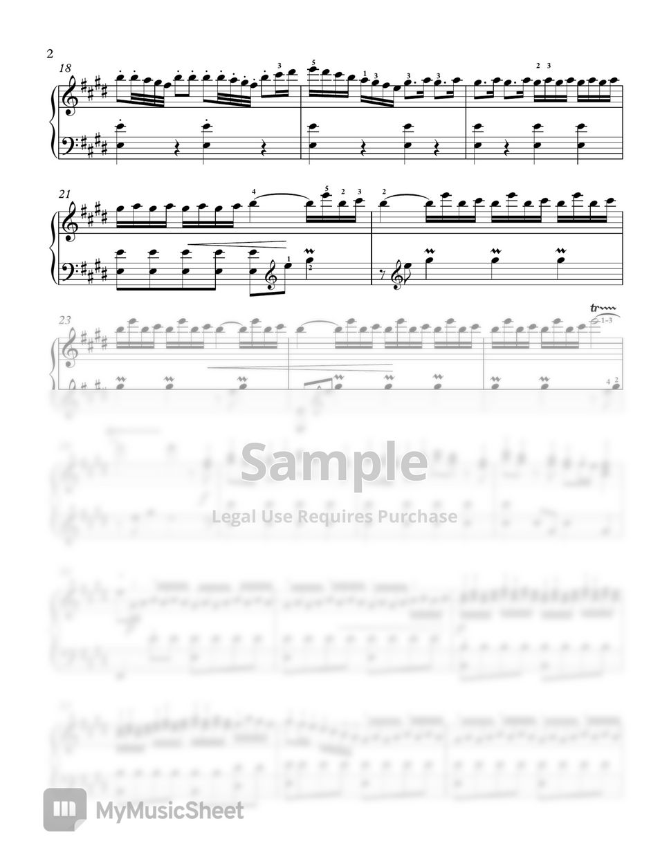 Antonio Vivaldi - Spring(Four Seasons) Sheets by Adelina Piano